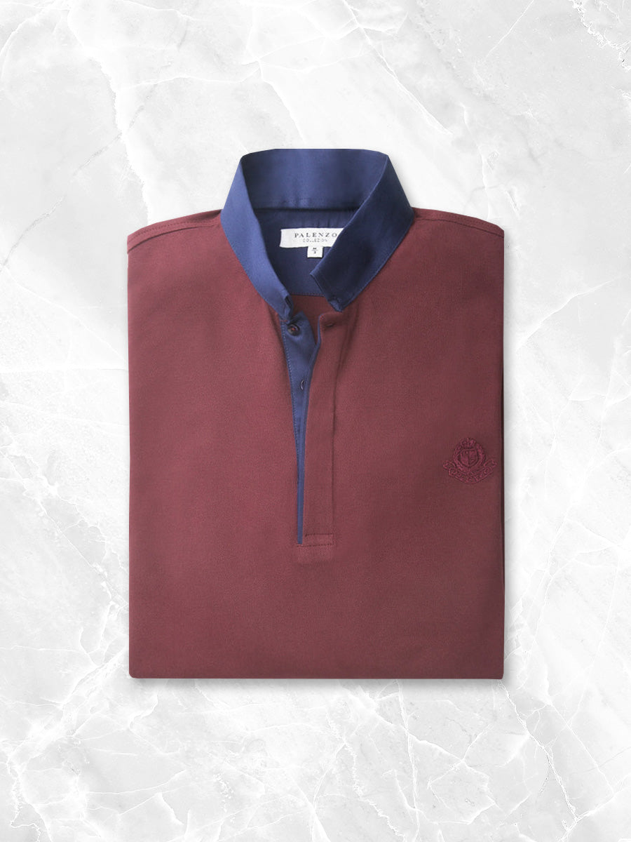 Polo Milano Bordeaux et Bleu – Palenzo Collezioni